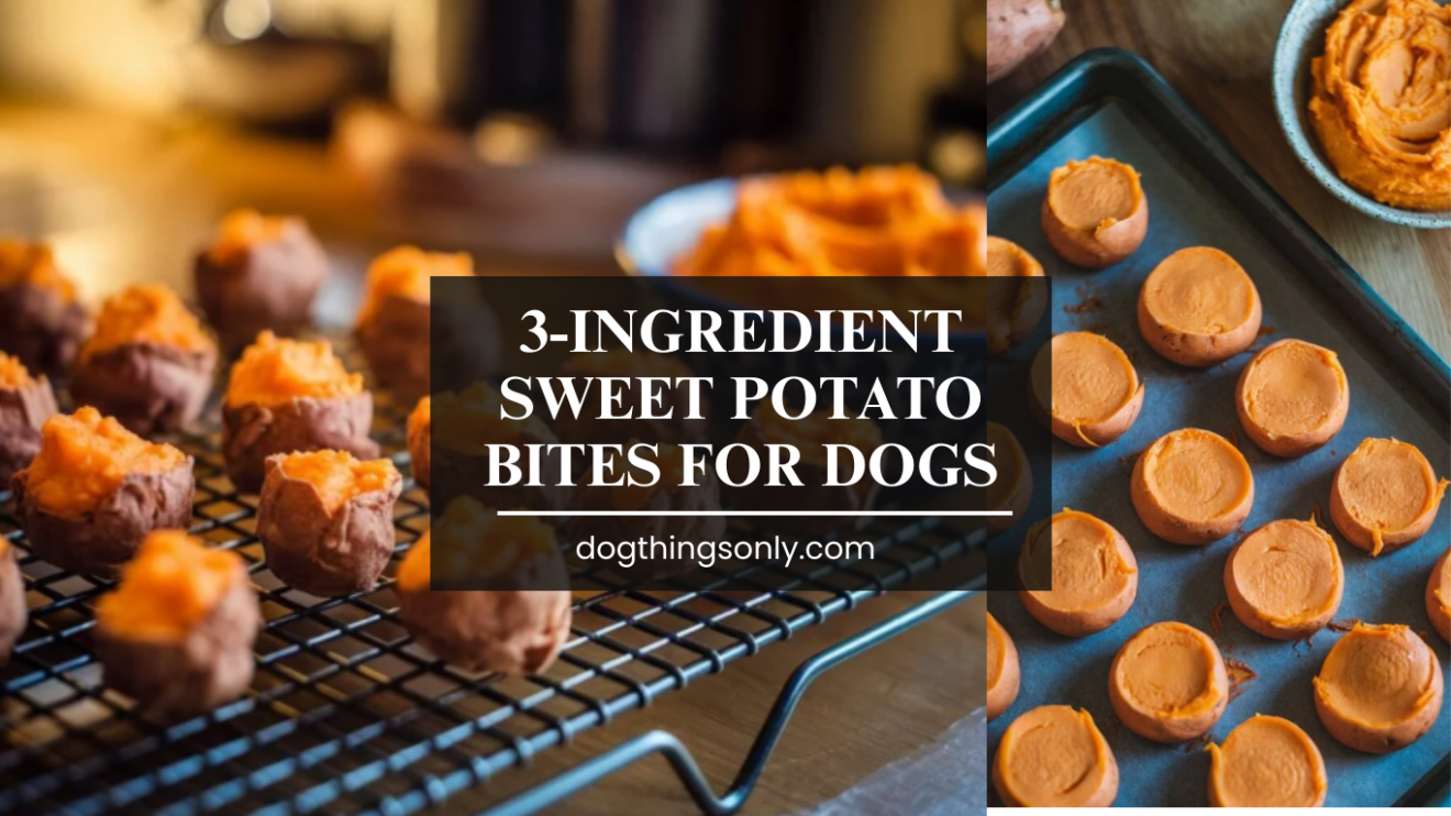 3-Ingredient Sweet Potato Bites For Dogs: The Easiest Treat